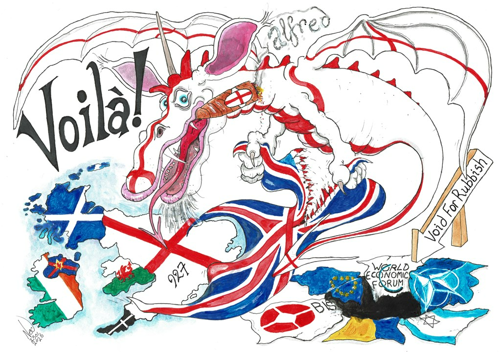 Farmer Slogan - Starver Must Go - England Calling